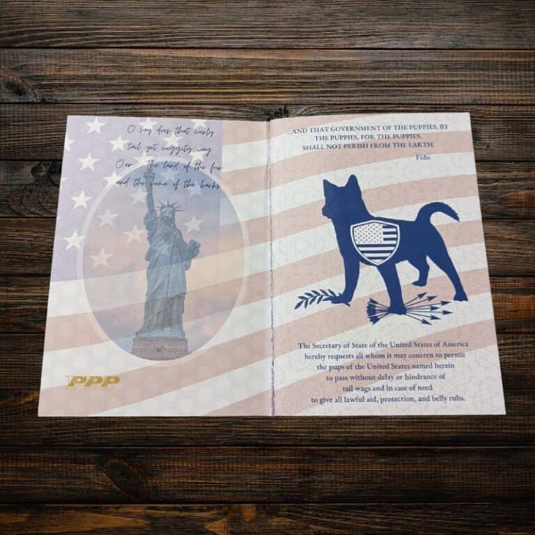 Remington's Pup Memory Passport | Pennies, Places, and Paws
